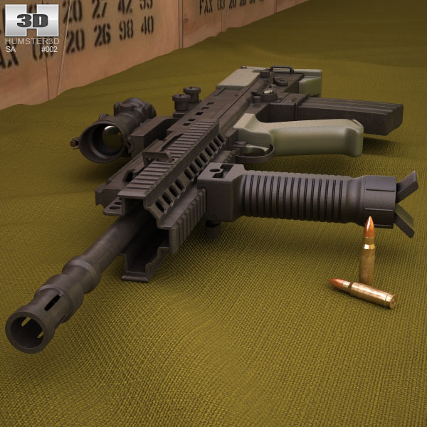 SA80 L85A2 3D model - Weapon on Hum3D