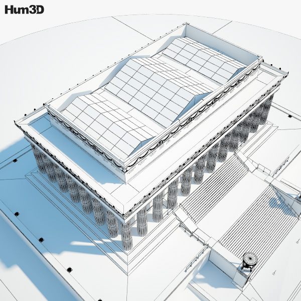 Lincoln Memorial 3D model - Architecture on Hum3D