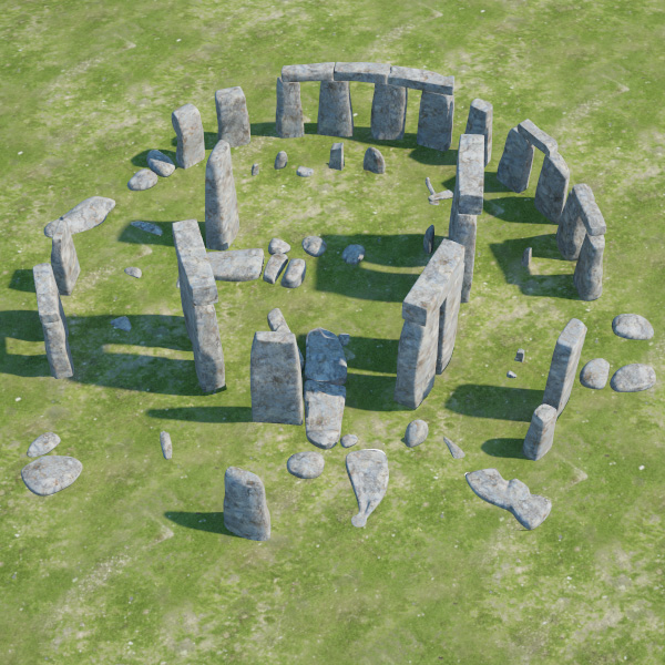 Stonehenge 3D model - Architecture on Hum3D