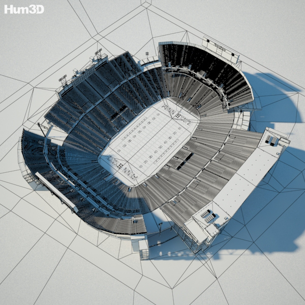 Beaver Stadium 3D model - Architecture on Hum3D